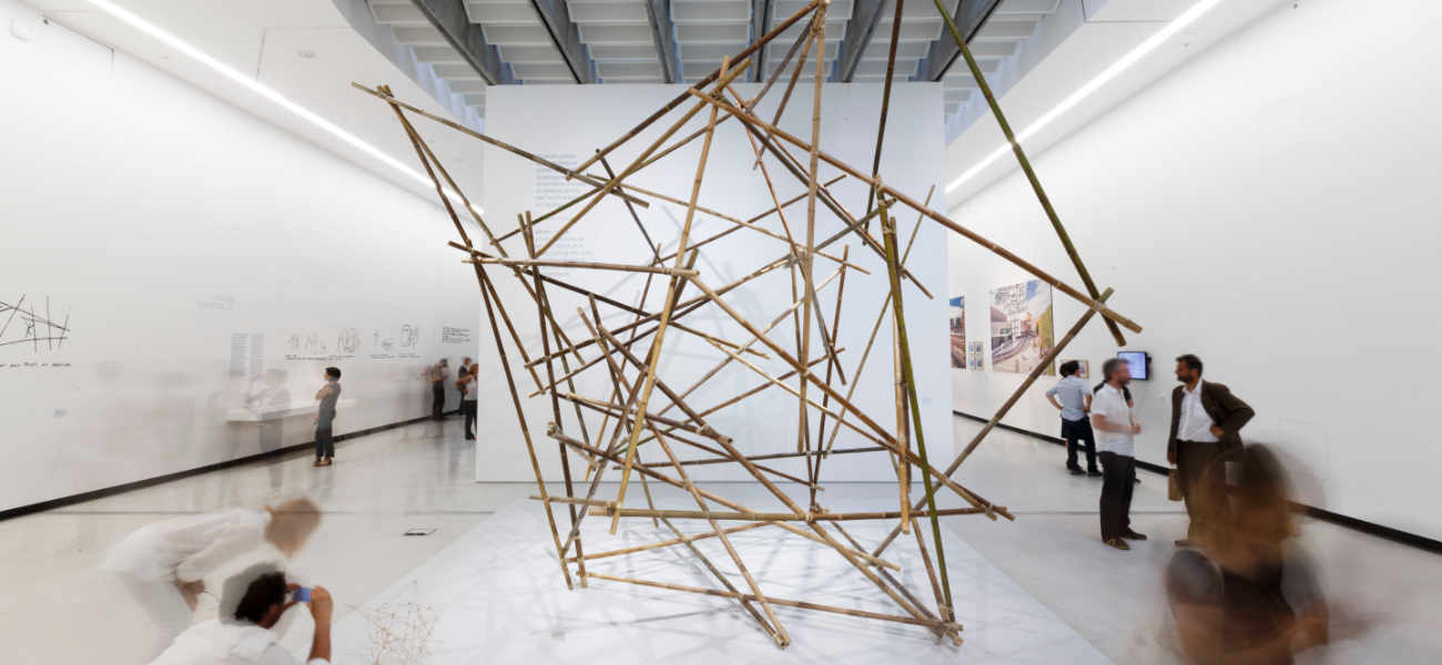 Installazione YONA FRIEDMAN - MAXXI - Bambuseto